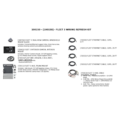 Product - AXON FLEET 3 - WIRING KIT REFRESH - 100150
