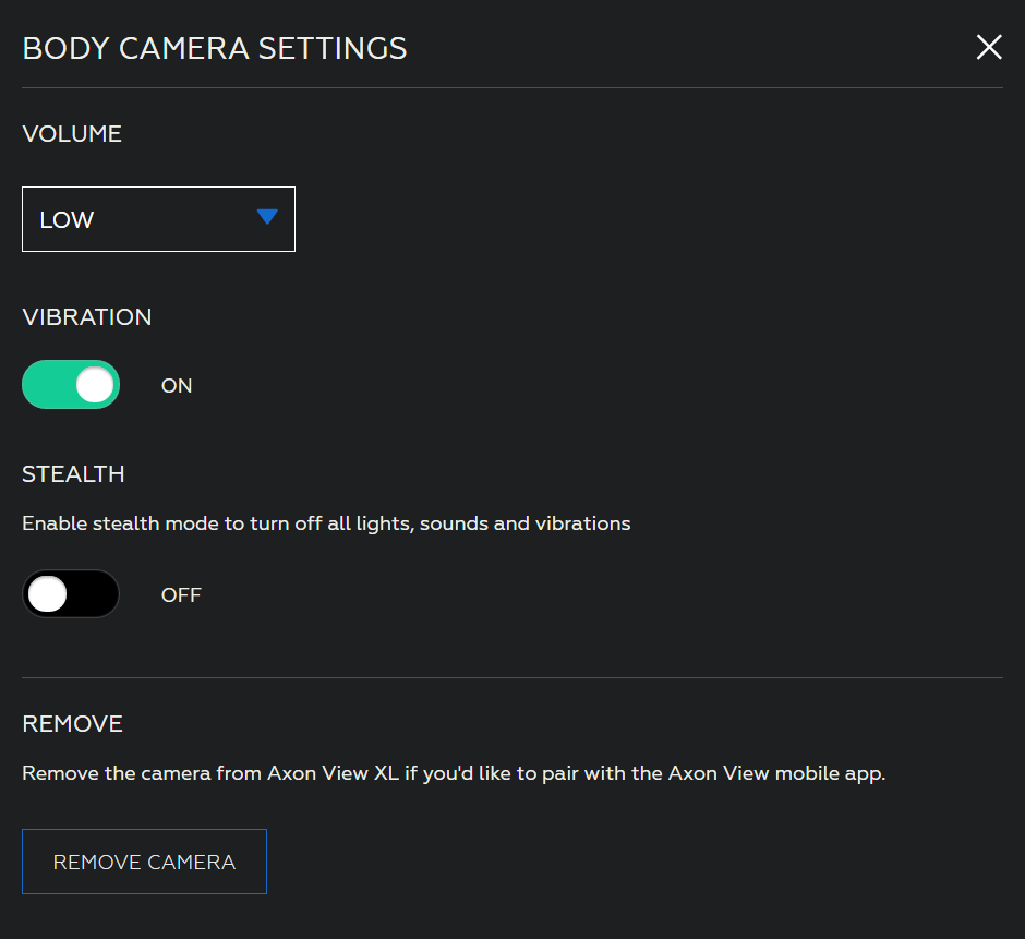 View XL and Axon Body Worn Cameras