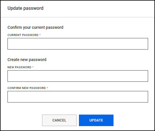 Changing your password