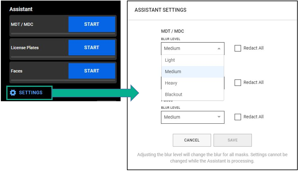 Using Redaction Assistant