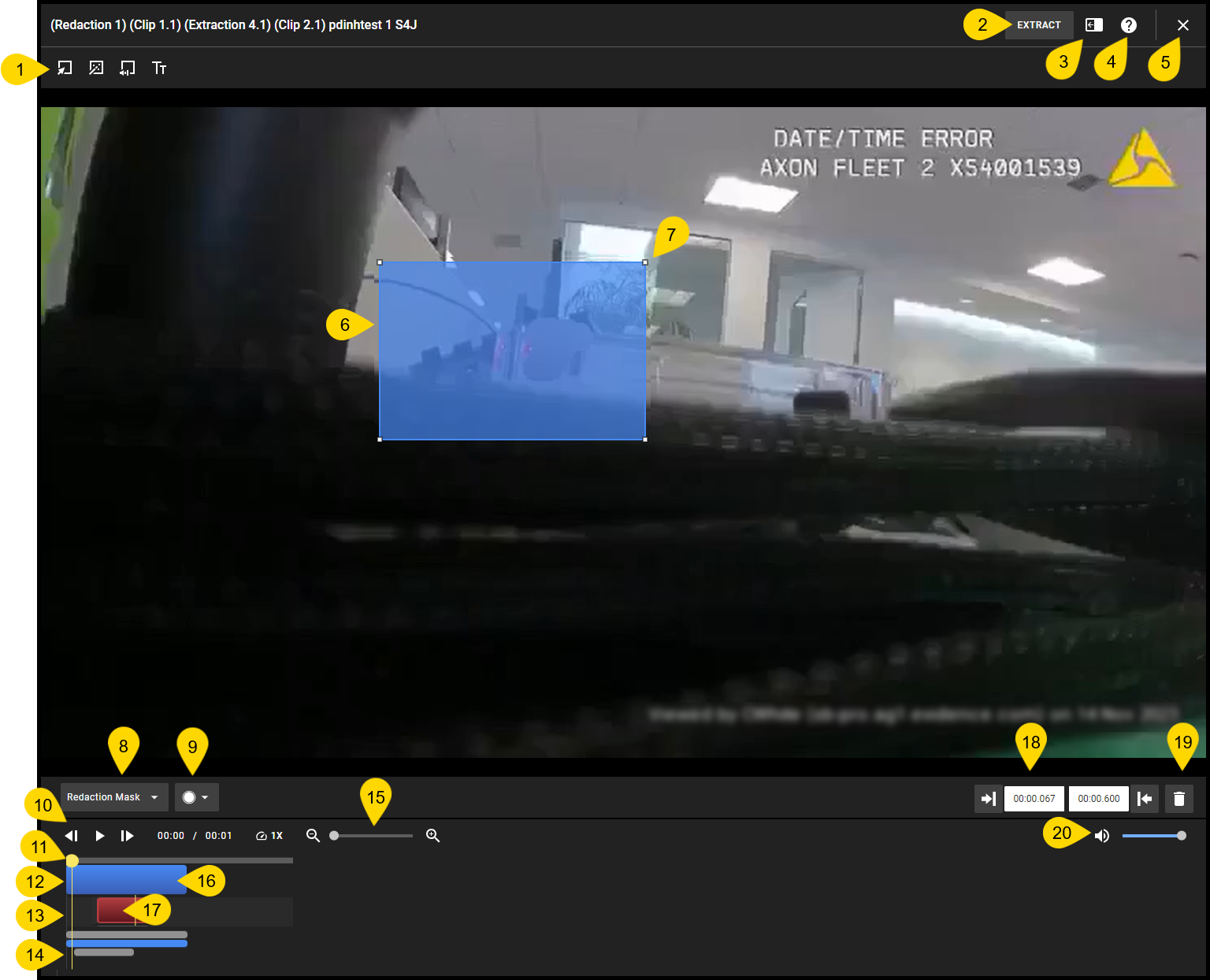 Find Your Way Around Redaction Studio in Axon Justice