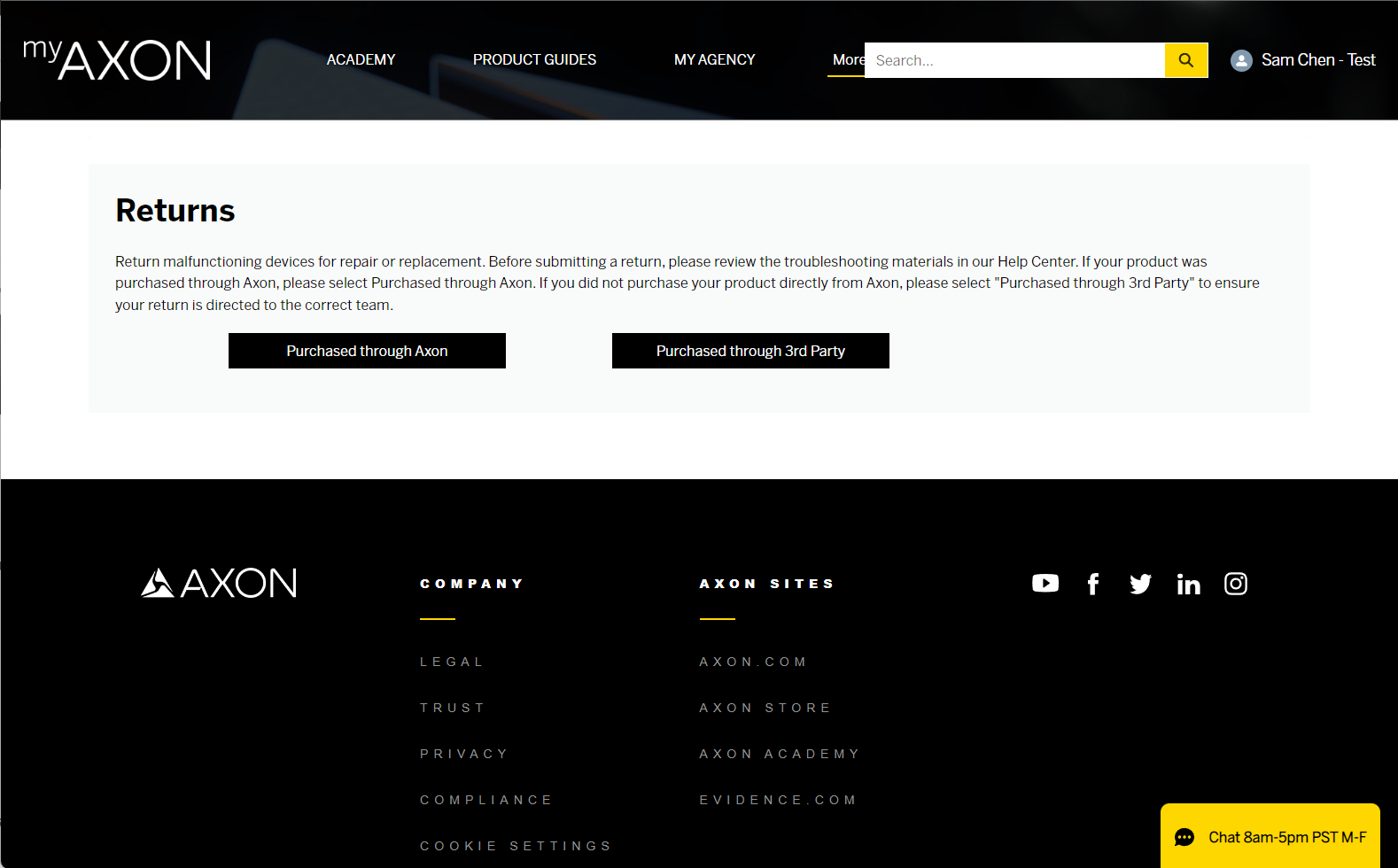 How do I create a return (RMA)?