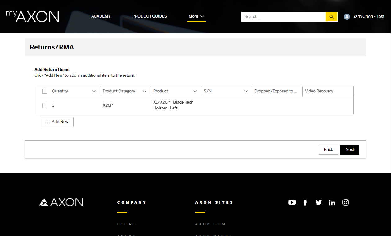 How do I create a return (RMA)?