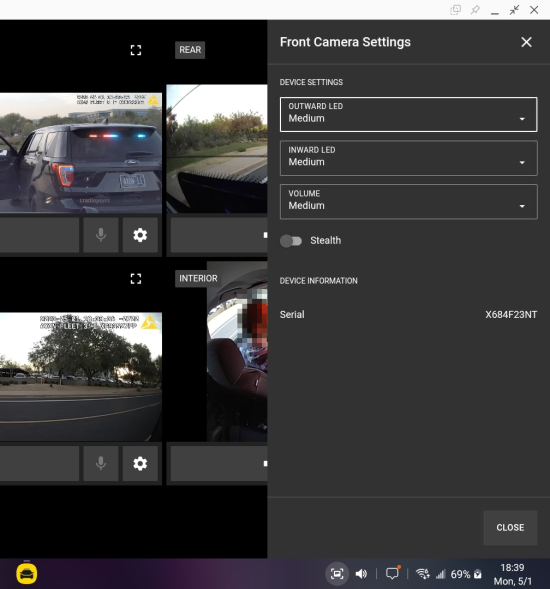 Dashboard Devices tab - Fleet on DeX