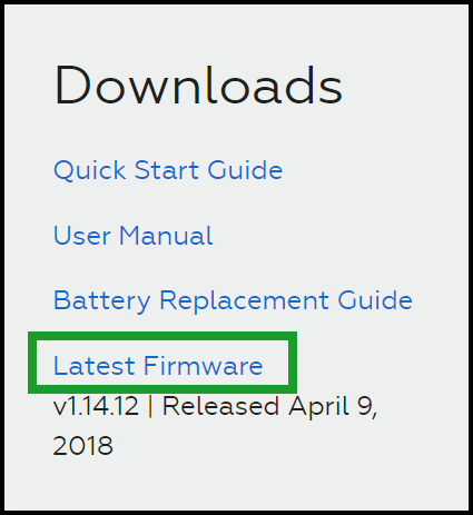 Updating Axon Body Worn Camera Firmware