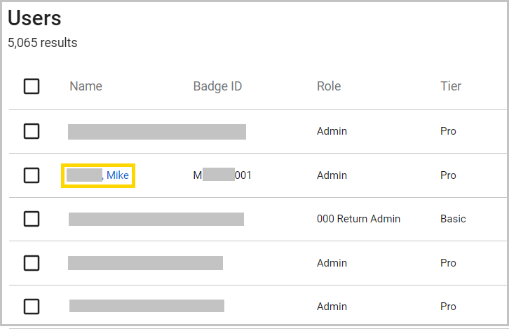 Edit Other User Account Information