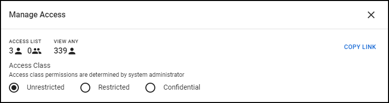 Evidence Access Control Overview