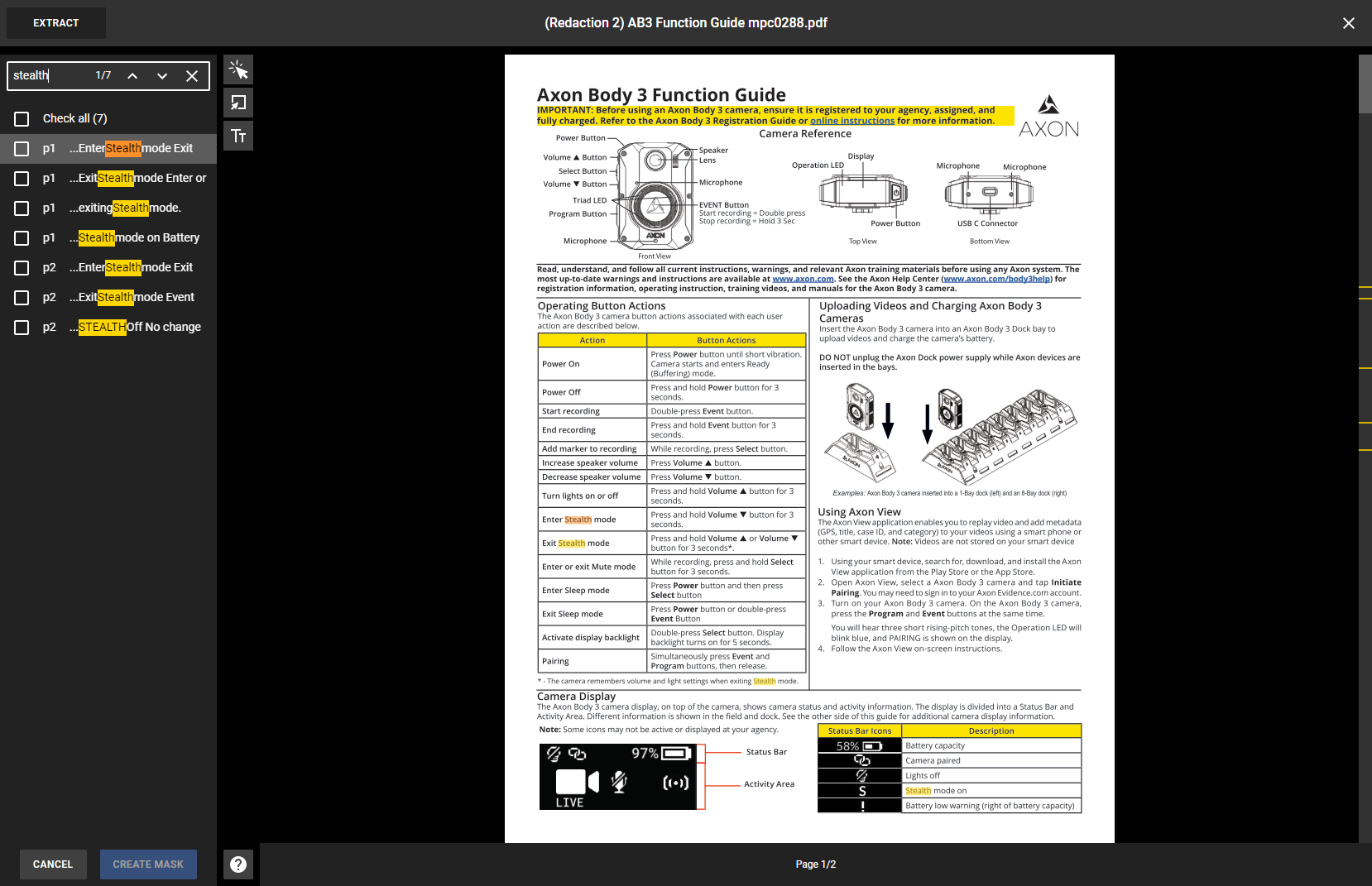Using Redaction Studio for PDF Document Redaction