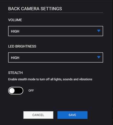 View XL Settings Tab
