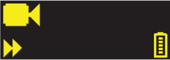 Icons on the TASER X2 display (CID)