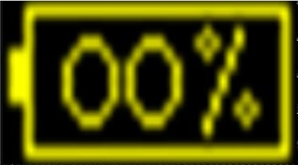 Icons on the TASER X2 display (CID)