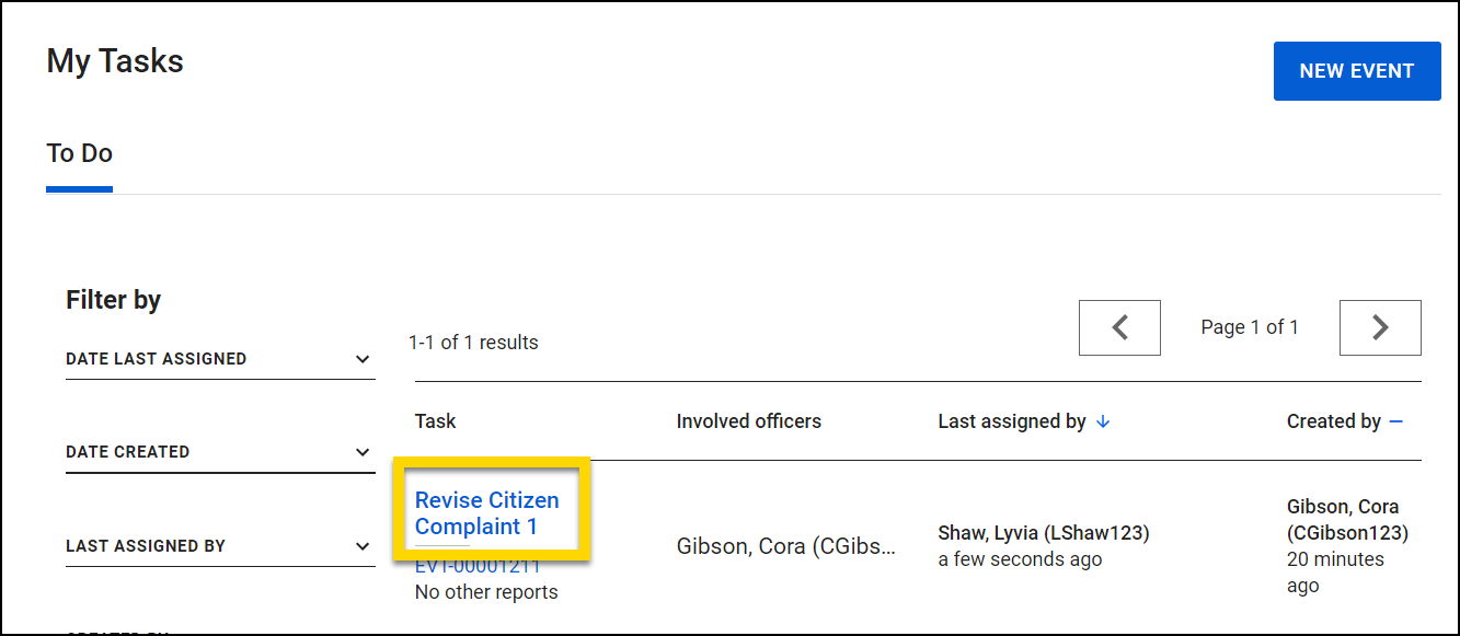 Revise a Report - Axon Standards
