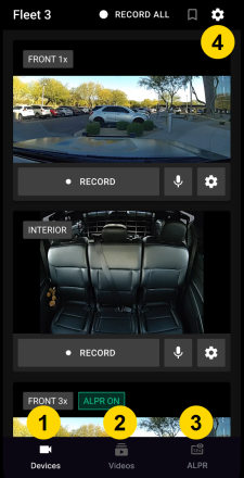 Dashboard overview - Fleet on Android