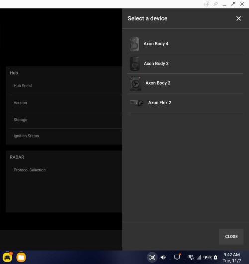 Dashboard and body cameras - Fleet on DeX
