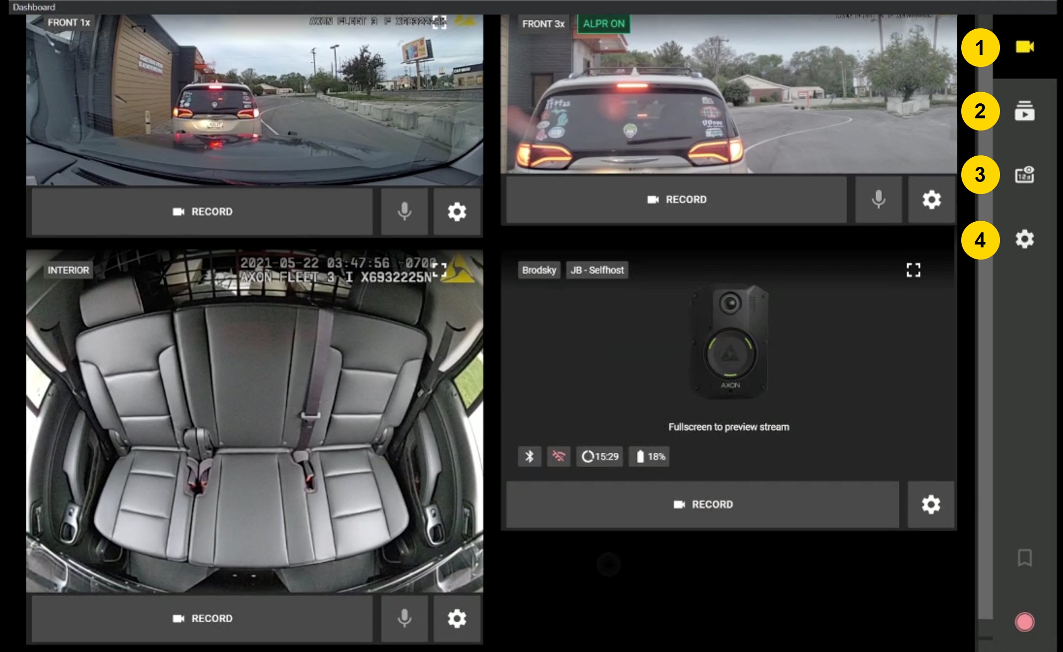 Dashboard overview - Fleet on PC