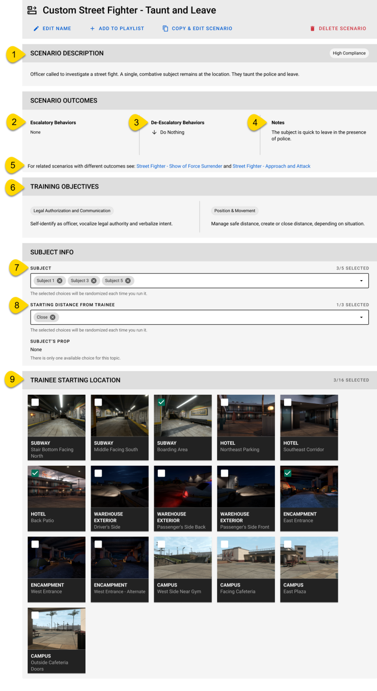 Manage and configure Simulator Training: vRBT scenarios - VR