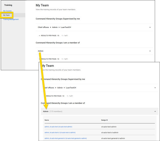 Training: My Team - Axon Standards