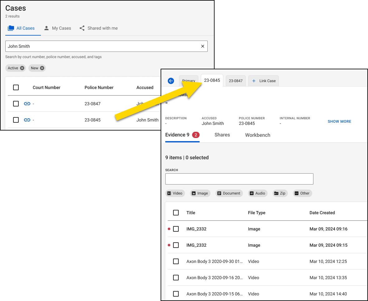 Justice Linked Cases