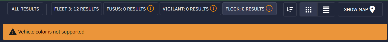 Axon Fusus ALPR Search