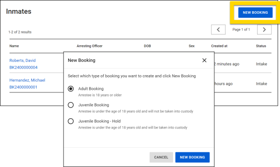 Bookings Intake - Axon Records