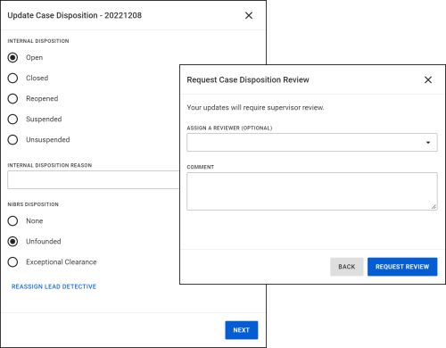 Case Disposition - Axon Standards