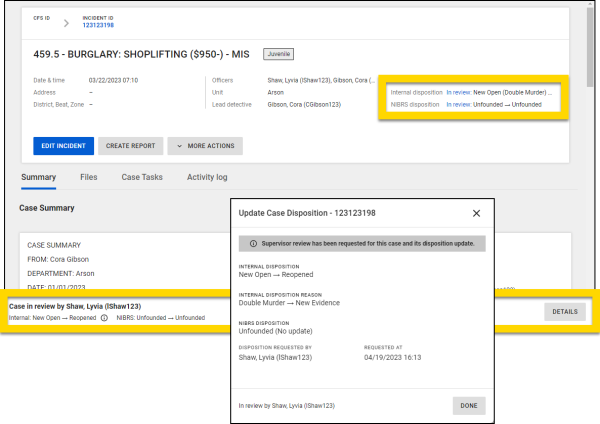 Case Disposition - Axon Standards