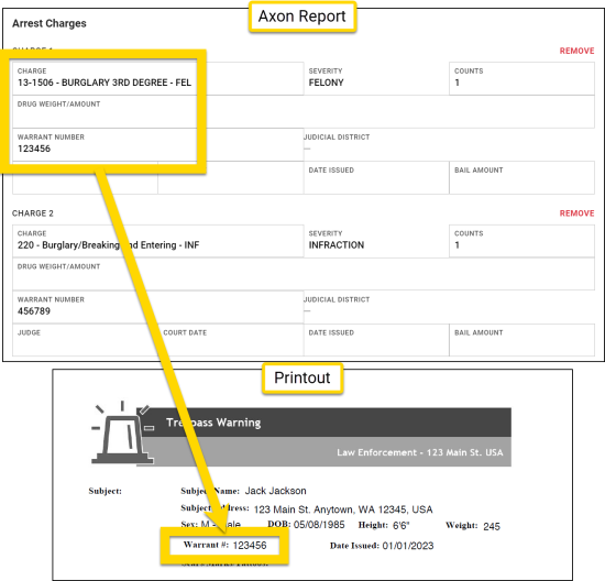 Match Print Templates Syntax Guide - Axon Standards