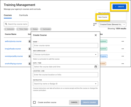 Create a Course - Axon Standards