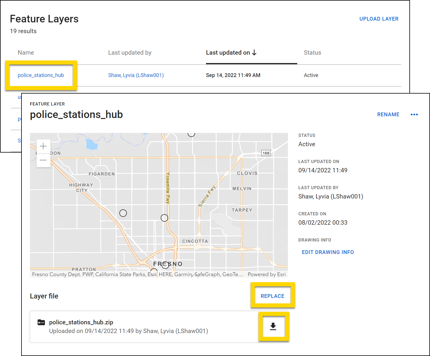 Feature Layers - Axon Standards
