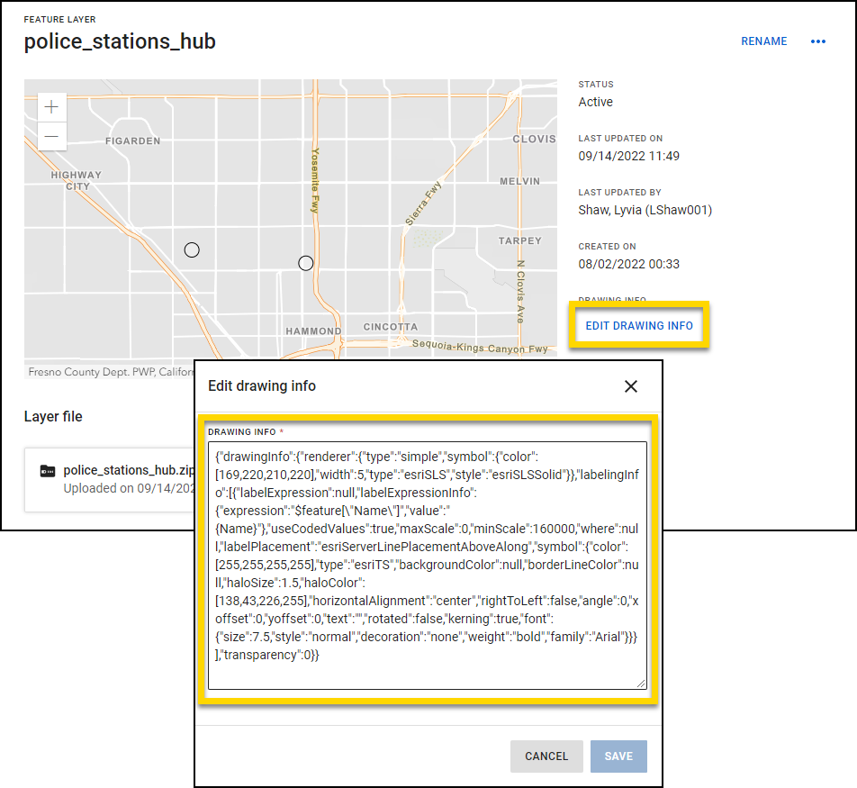 Feature Layers - Axon Standards