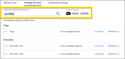 Privileges Overview - Axon Standards