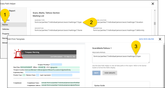 Map Array Fields - Axon Standards