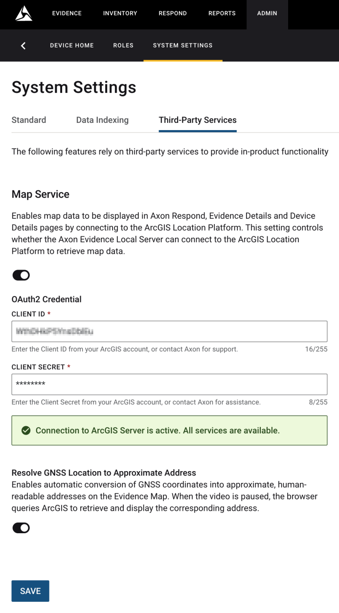 Evidence Map Address Translation