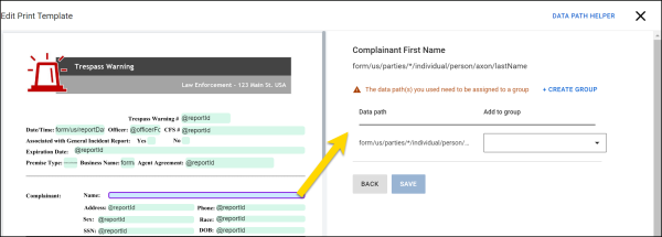 Manage Mapping Groups - Axon Standards