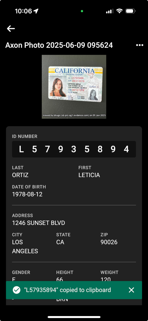 Smart Capture in the Axon app