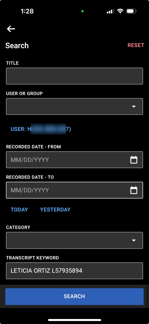 Smart Capture in the Axon app