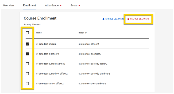 Enroll Learners in a Course - Axon Standards