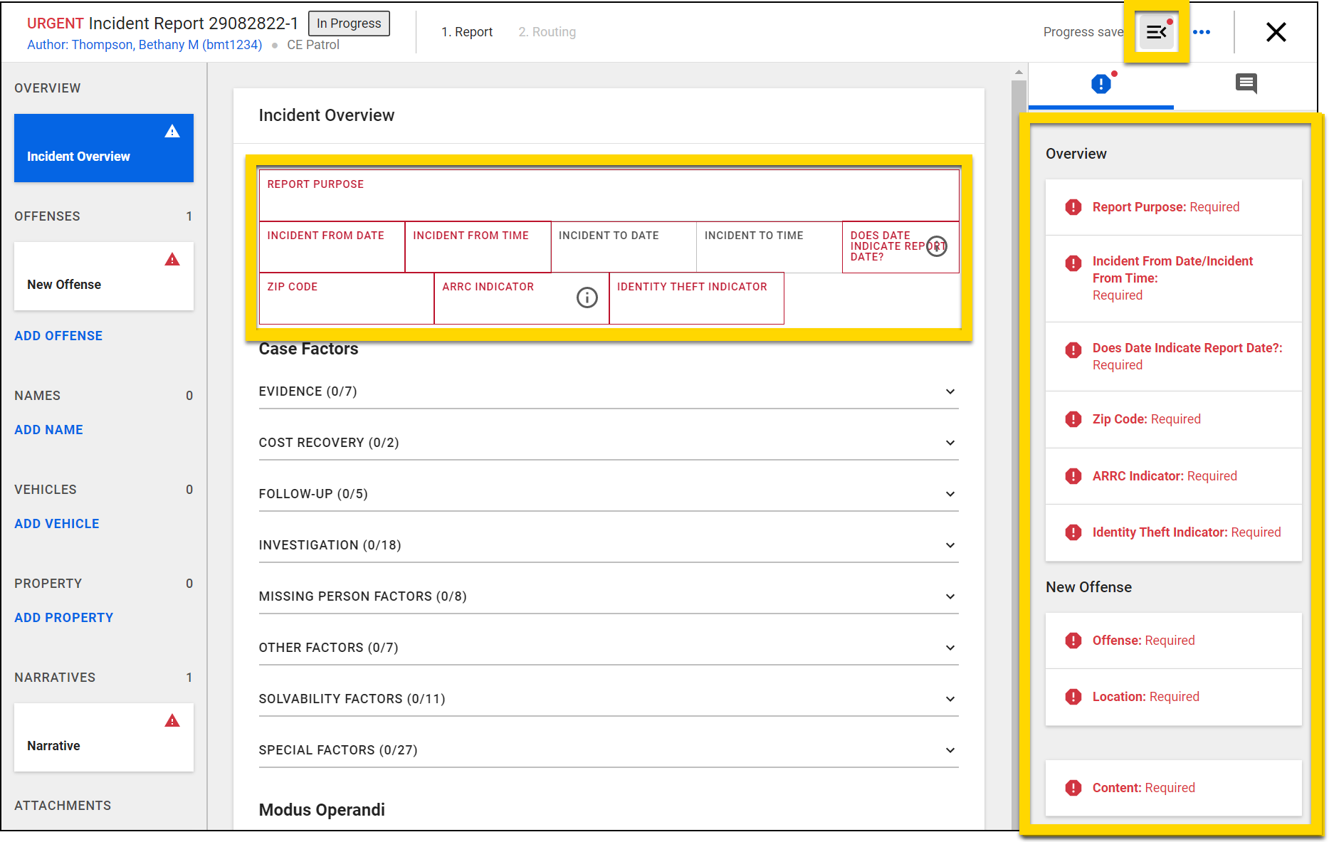 Validation Errors - Axon Standards