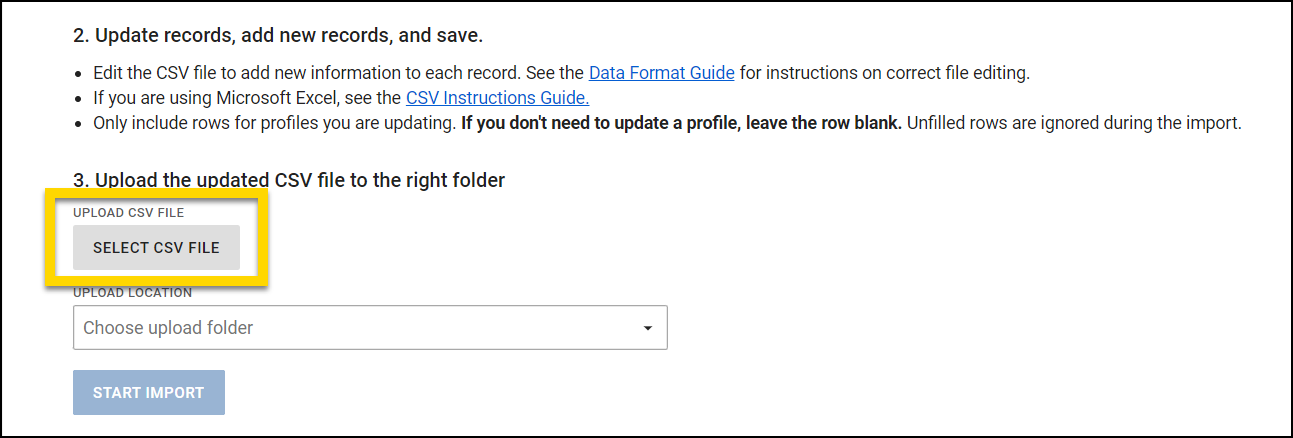 Personnel Import CSV Instructions Guide - Axon Standards