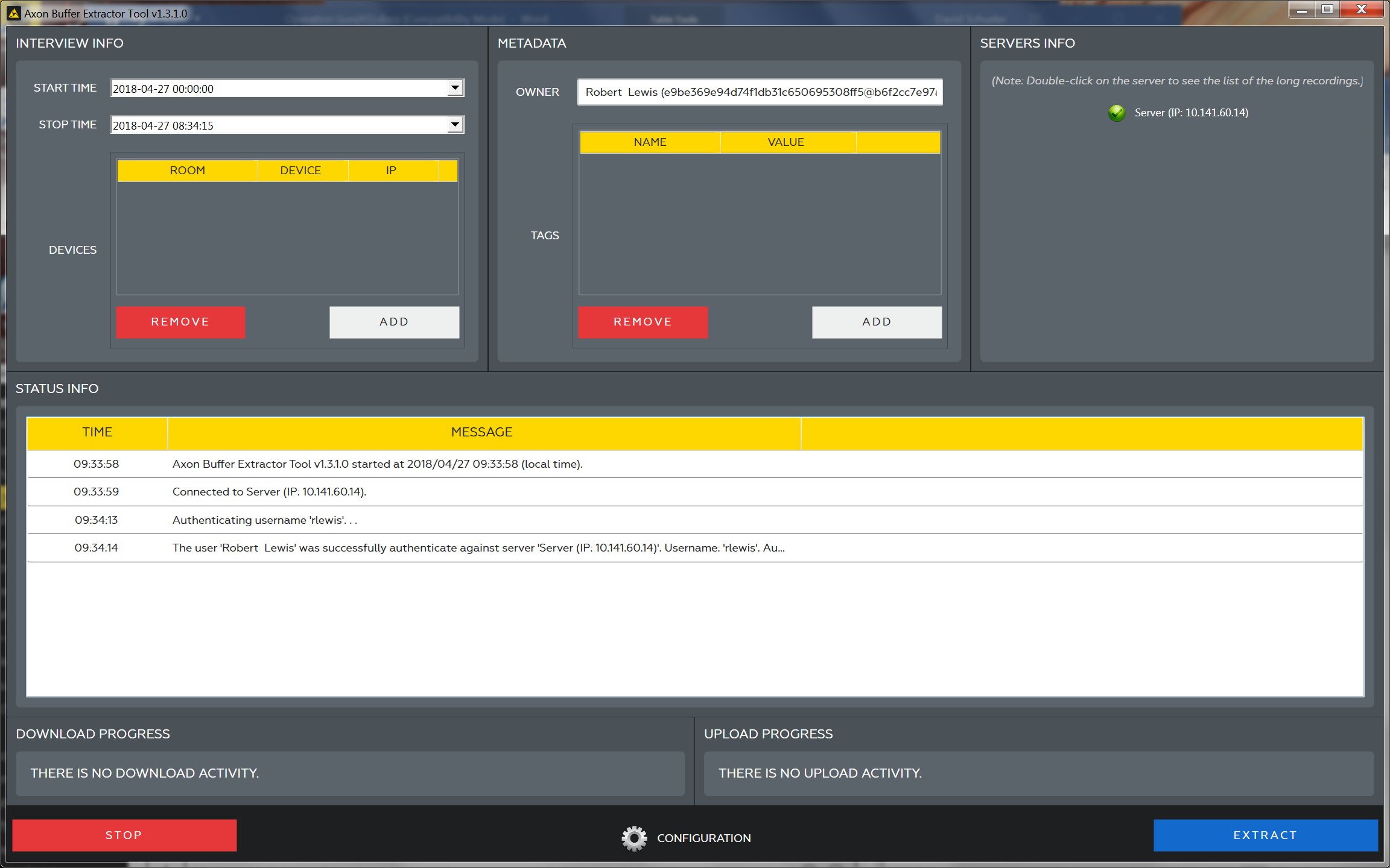 Buffer extractor tool - IVv1