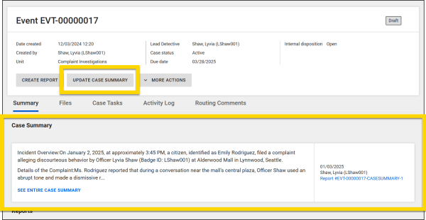 Case Summary - Axon Standards