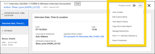 Case Documents - Axon Standards