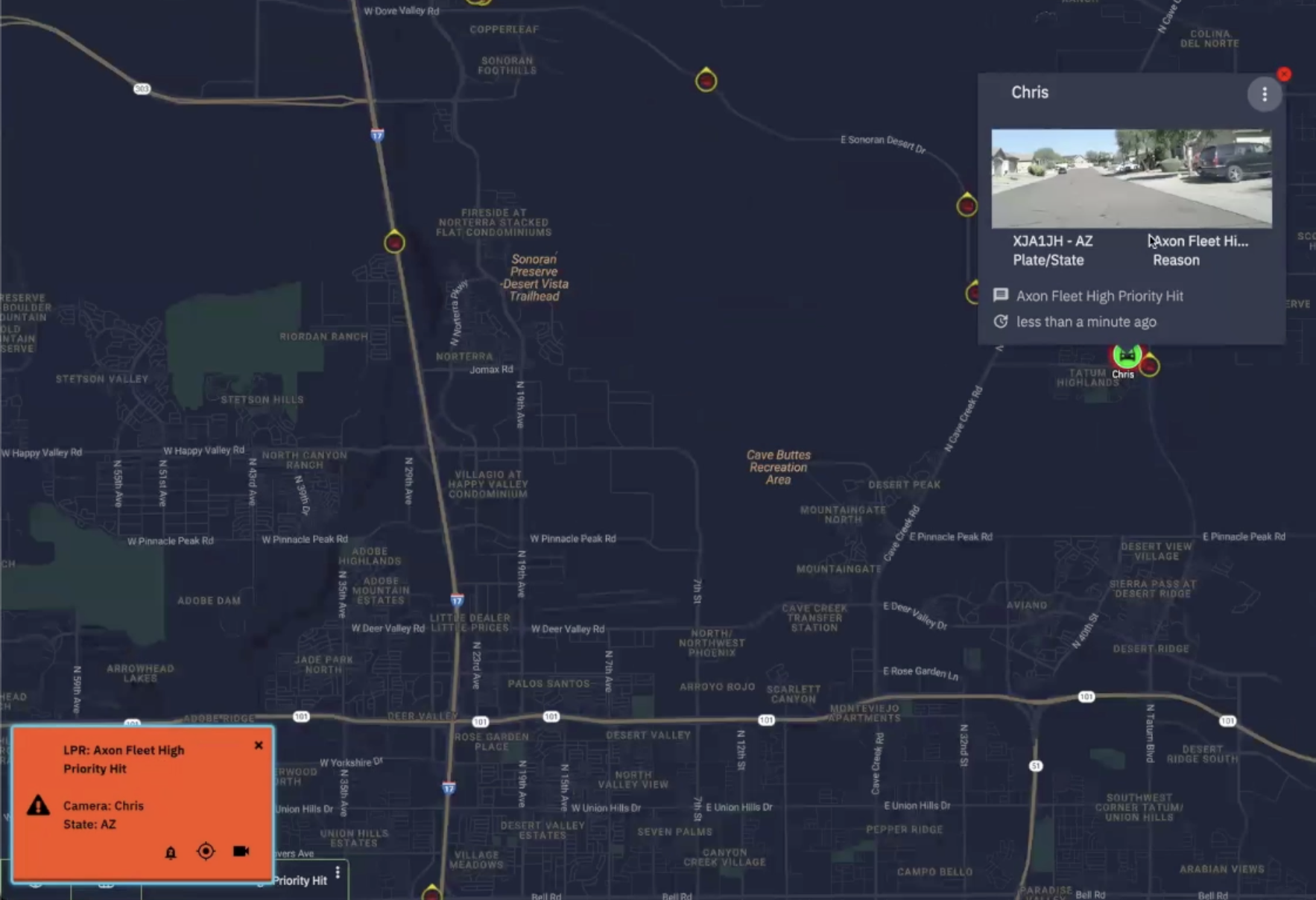 Axon Fusus ALPR Search